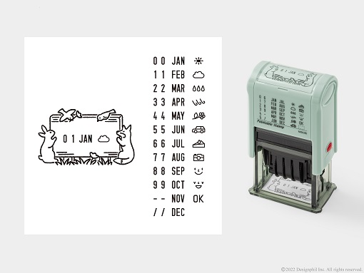 【New Products】New rotating date stamp in the Paintable Stamp range ...